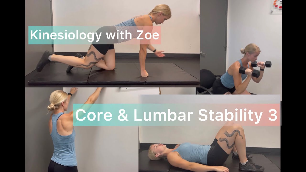 Core & Lumbar Stability - level 3 - YouTube