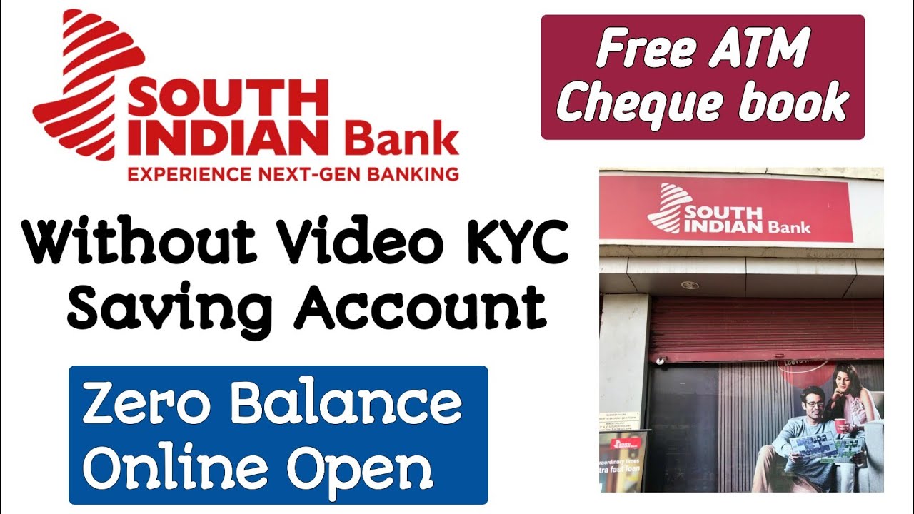 without video kyc bank account opening zero balance online 2024 | South ...