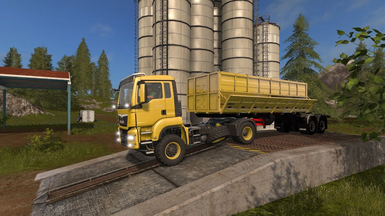 Farming Simulator 17 Bitrem Bi caçamba convertendo - YouTube