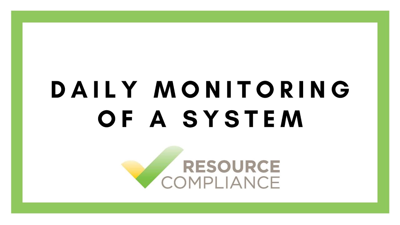 Daily Monitoring of a System - YouTube