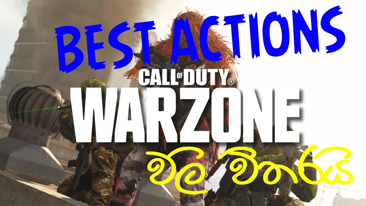 Call Of Duty Warzone -BEST Action Moments - Part 1 - YouTube