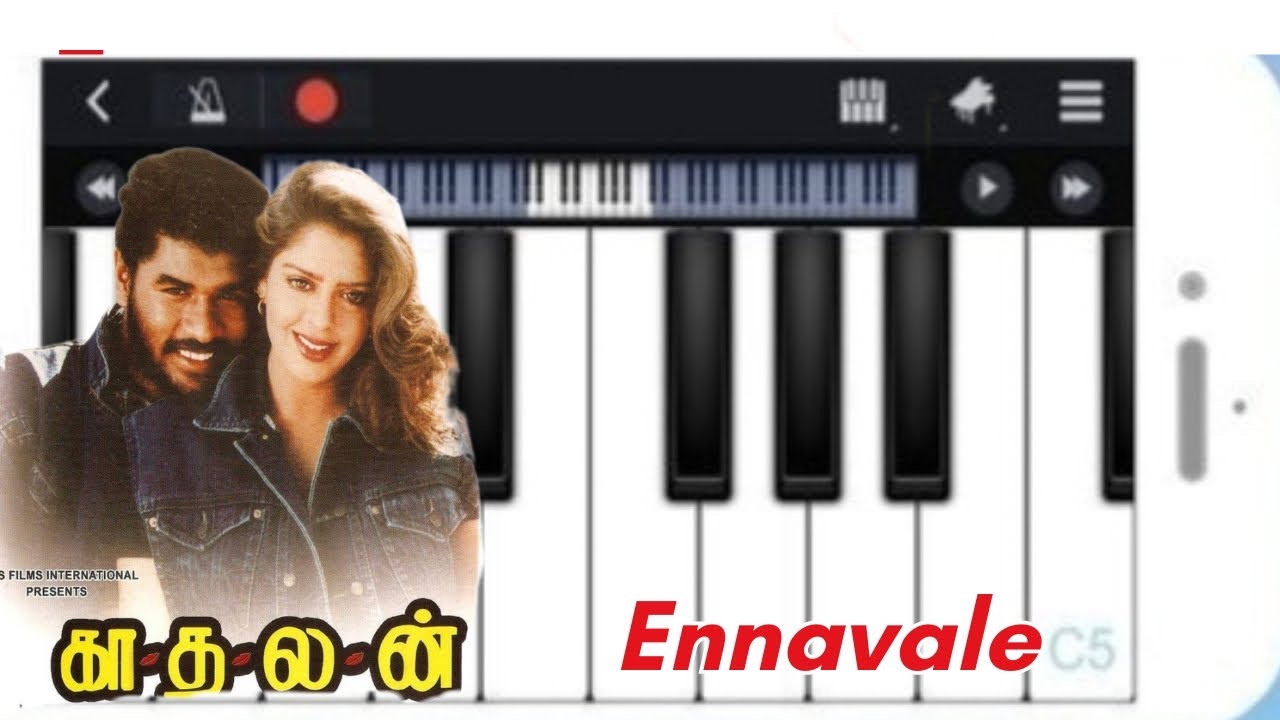 Kadhalan - Ennavale Adi Ennavale Song | Easy Piano Tutorial | AR Rahman ...