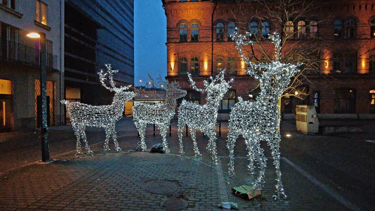 Sweden 26 December Stockholm Innercity Christmas Walk #543 - YouTube