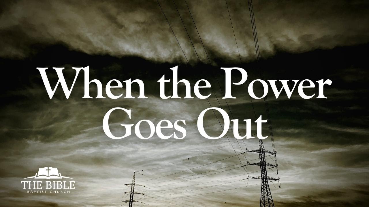 When the Power Goes Out - YouTube