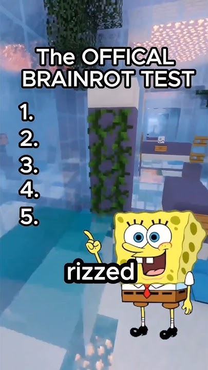 THE OFFICIAL BRAIN ROT TEST #brainrot #test #music #spongebob - YouTube
