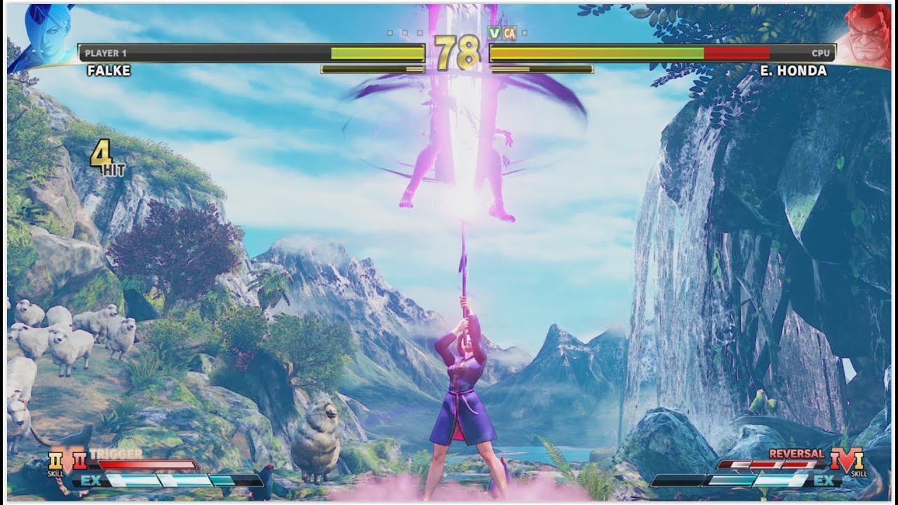 SF5 CE PC MODS - SUMMER FALKE vs E.HONDA MOD HARDEST IA- STREET FIGHTER ...