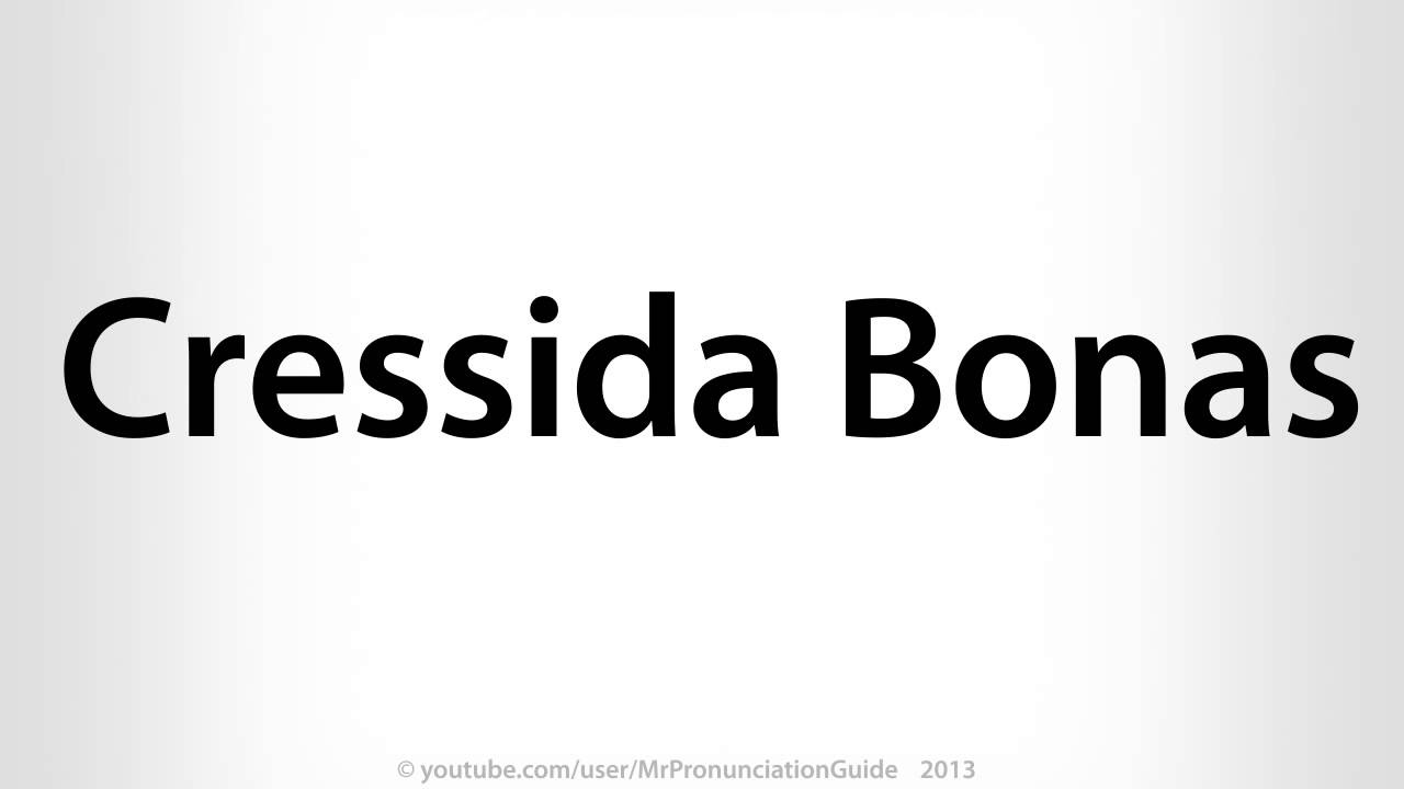 How To Pronounce Cressida Bonas - YouTube