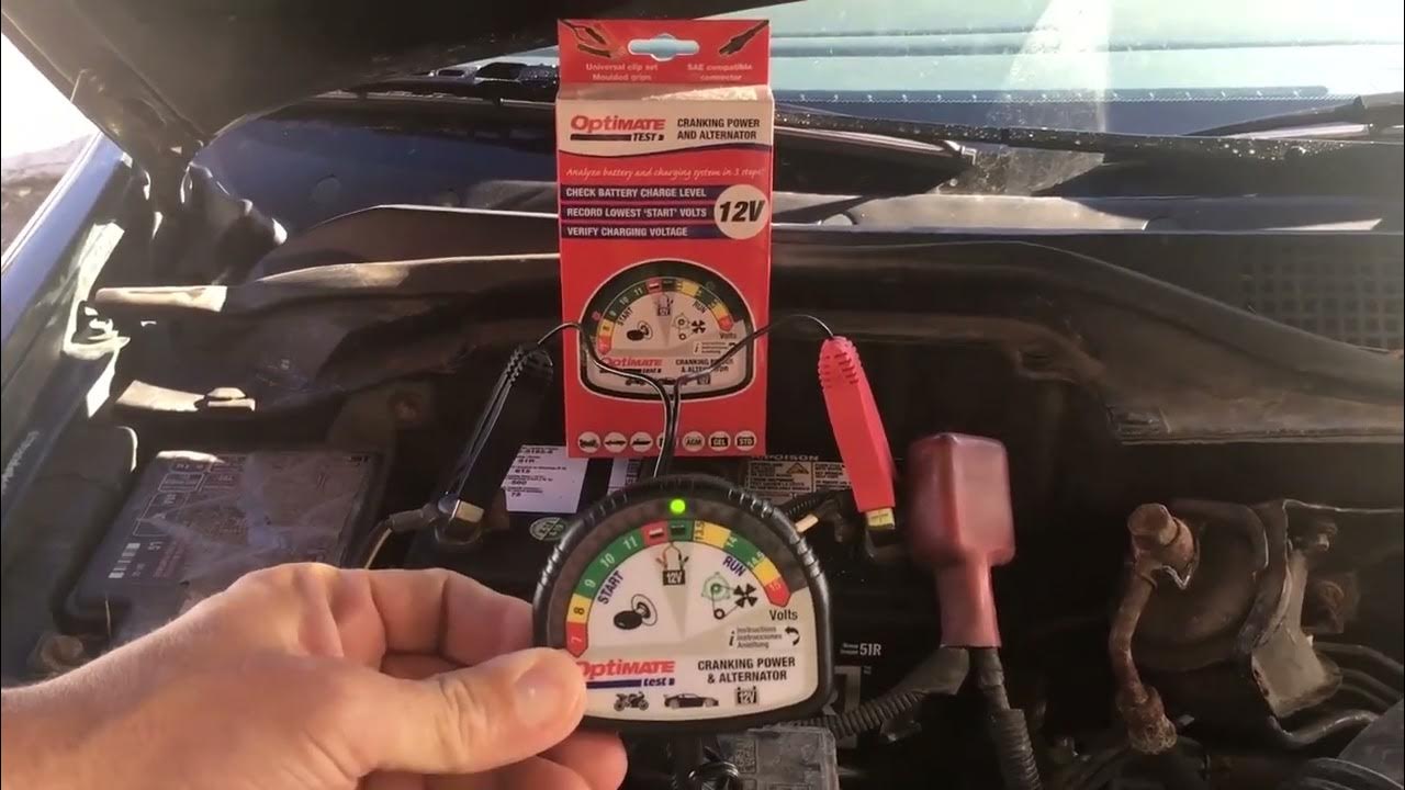 OptiMate Test EN Test Cranking Amps And Alternator Charging Voltage optimate-test-en-test-cranking-amps-and-alternator-charging-voltage