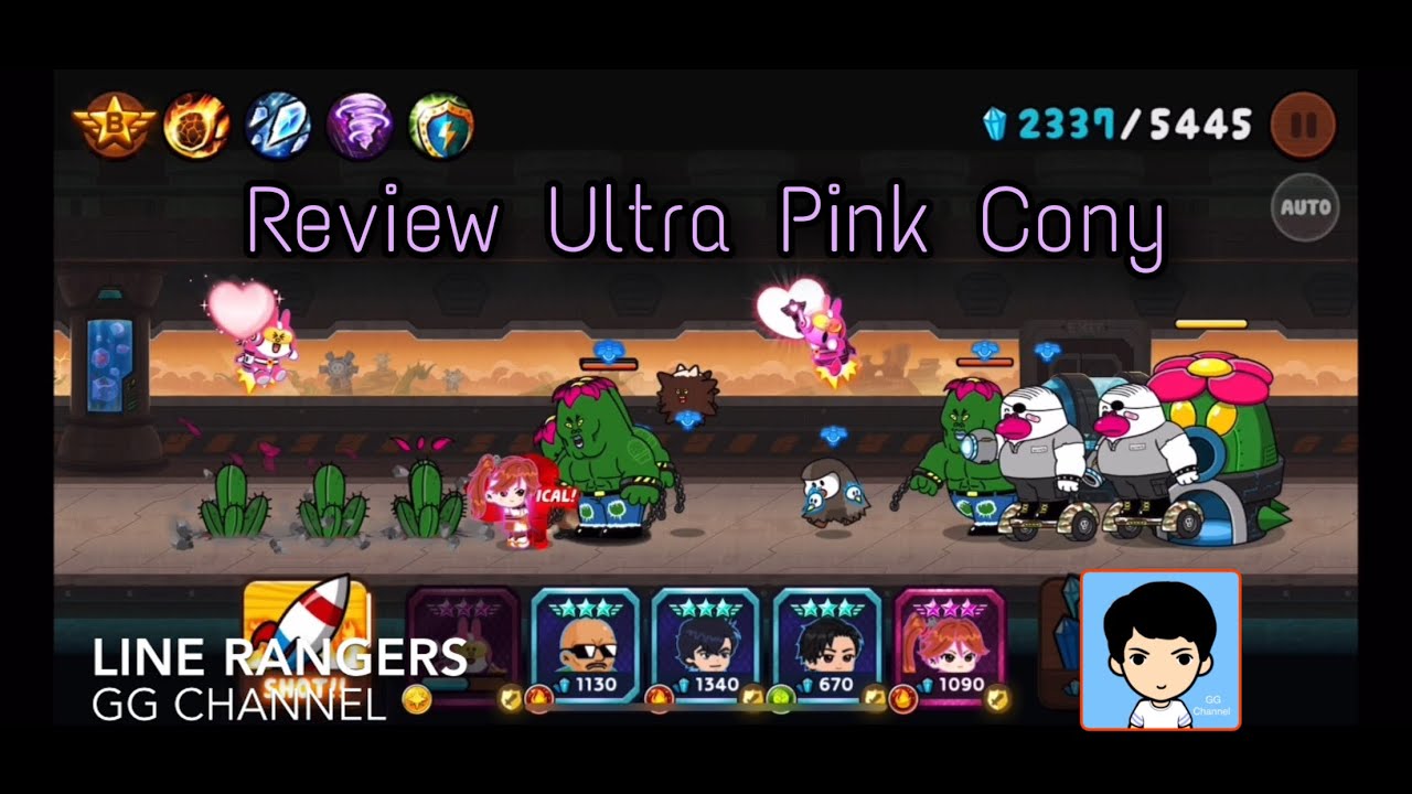 Line rangers | Review Ultra Pink Cony - YouTube