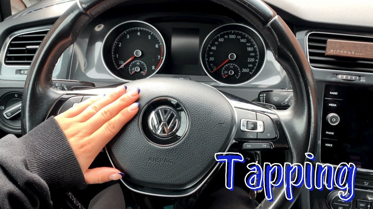 [ASMR] CAR TAPPING (lofi) | Volkswagen Golf | ASMR Marlife - YouTube