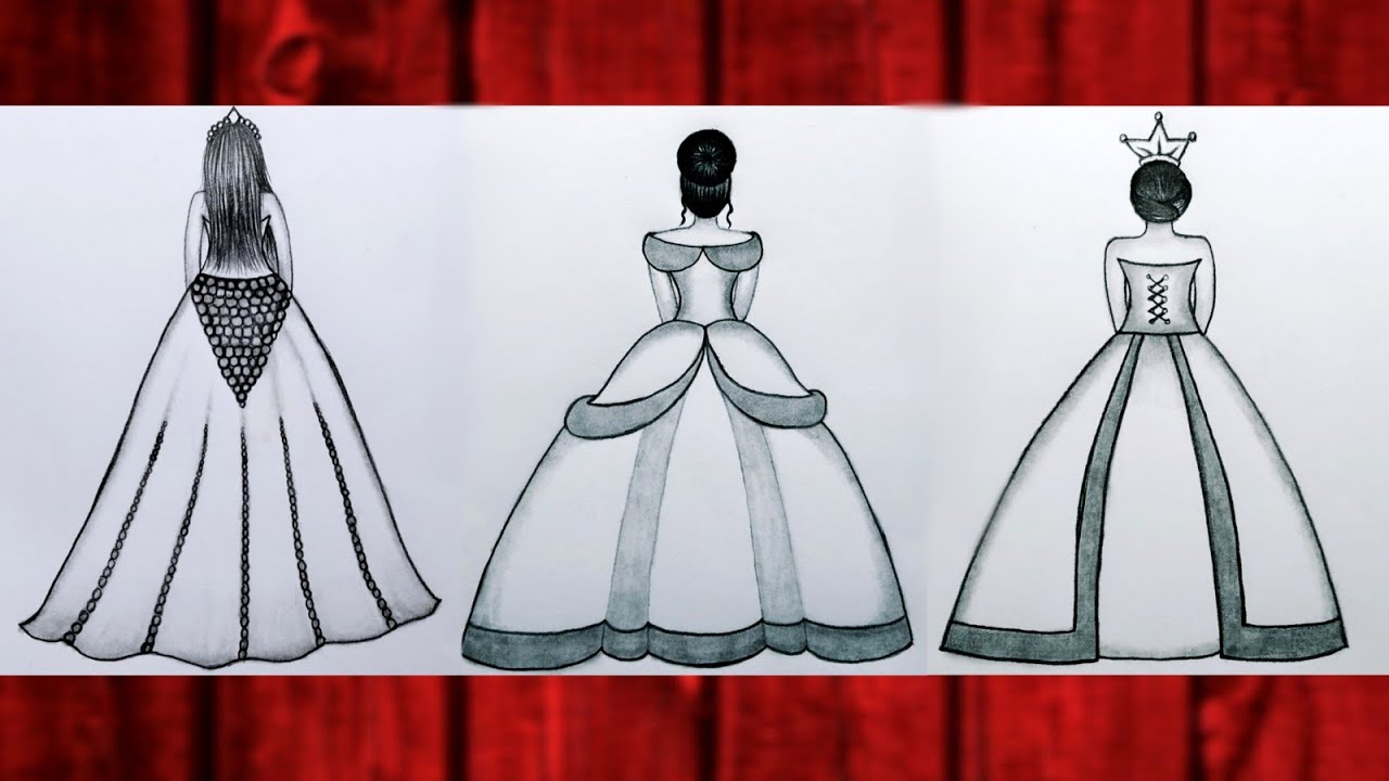 Beautiful Girl Drawing | Beautiful Princess Drawing | How To Draw A ...