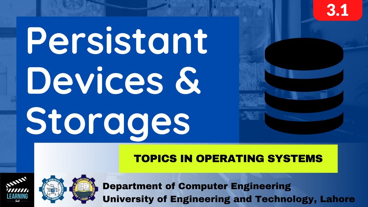 Persistent storage devices in operating system urdu hindi | DMA ...