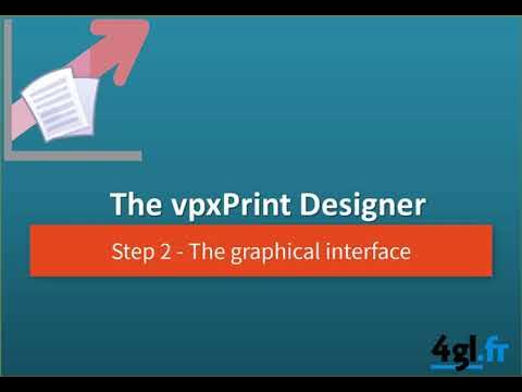 The vpxPrint Designer - Part 2: The Graphical Interface - YouTube