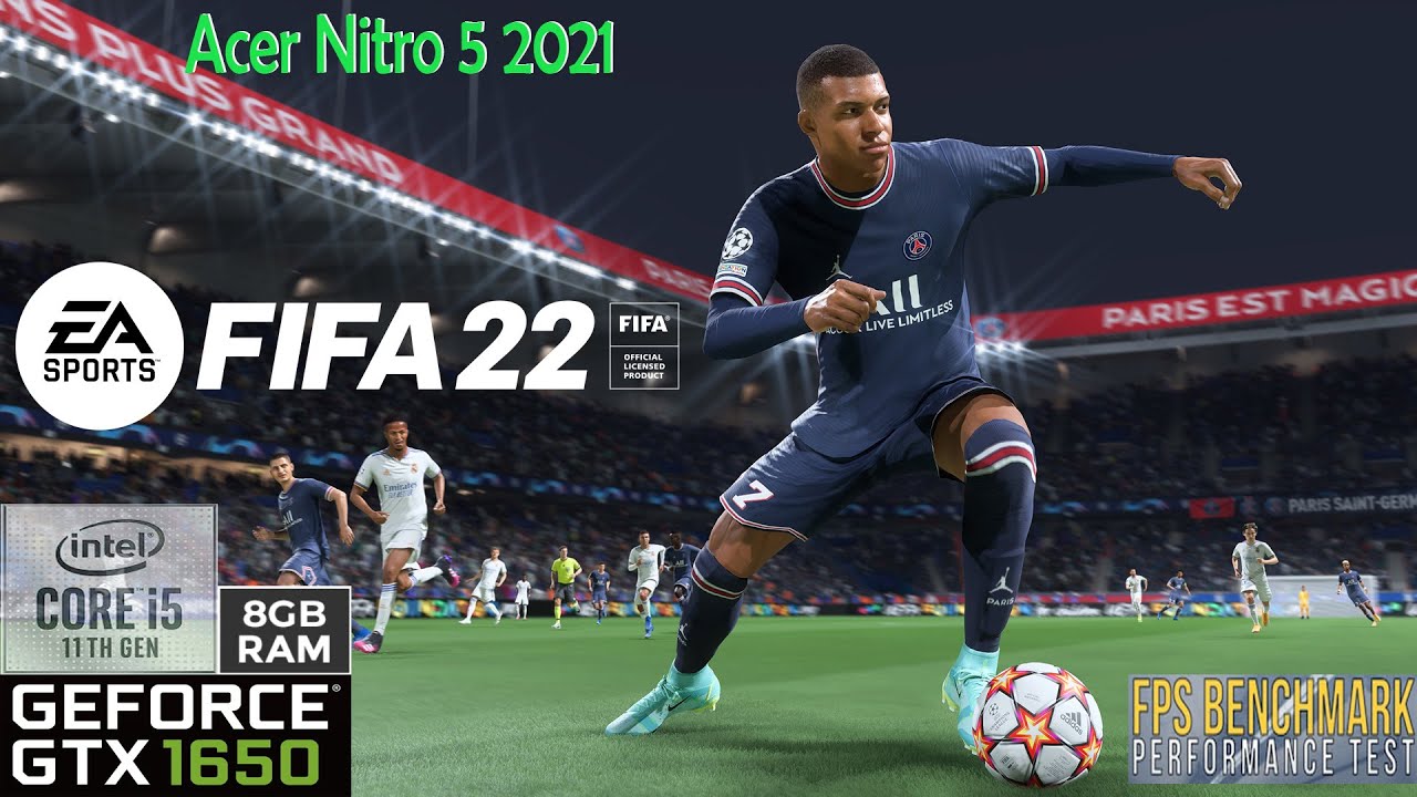 FIFA 22 Acer nitro 5 Playing Game Test - YouTube