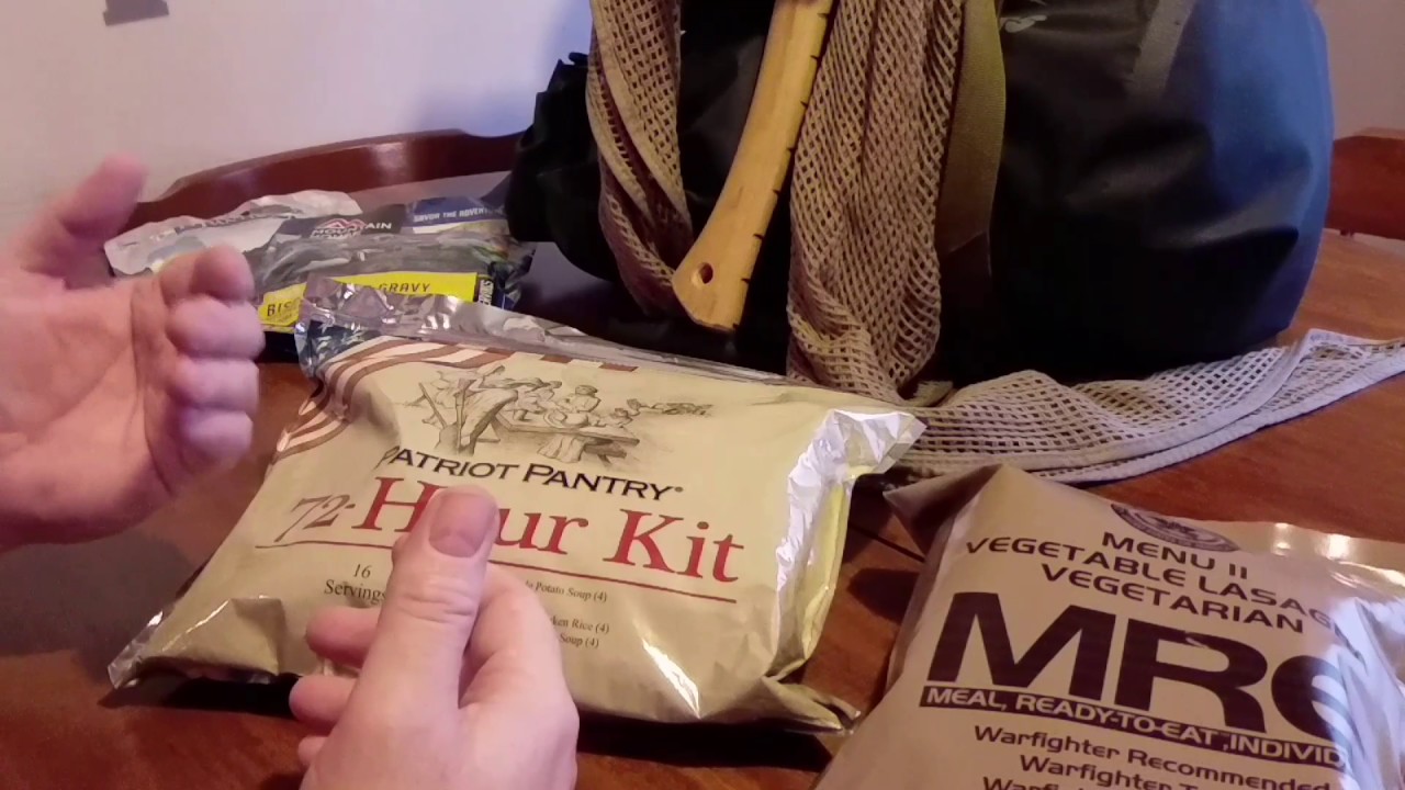 My Pack food and field rations also some tips and tricks for MRE's ...