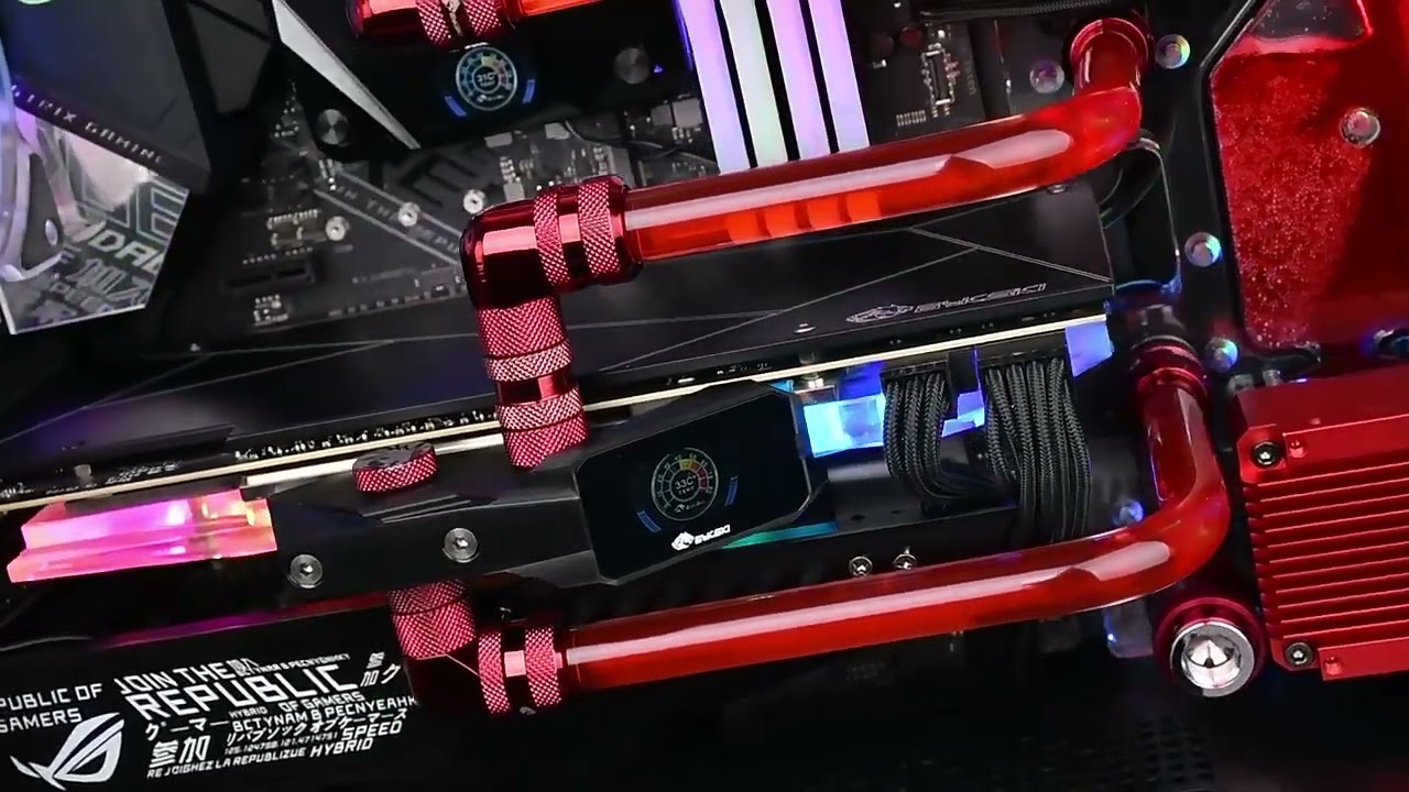 Bykski Distro Plate For NZXT H510 Flow Case, RGV-NZXT-H510-P - YouTube
