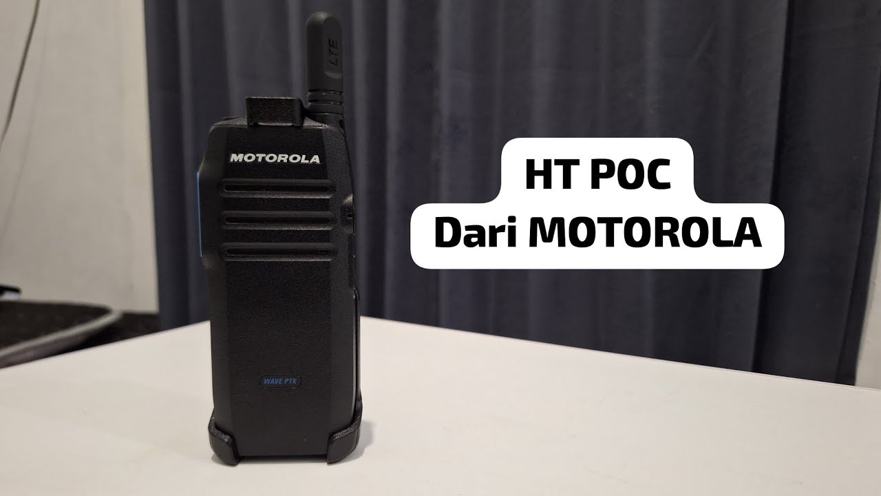Review Singkat HT Motorola TLK 100 HT POC 4G Menggunakan Wave PTX ...