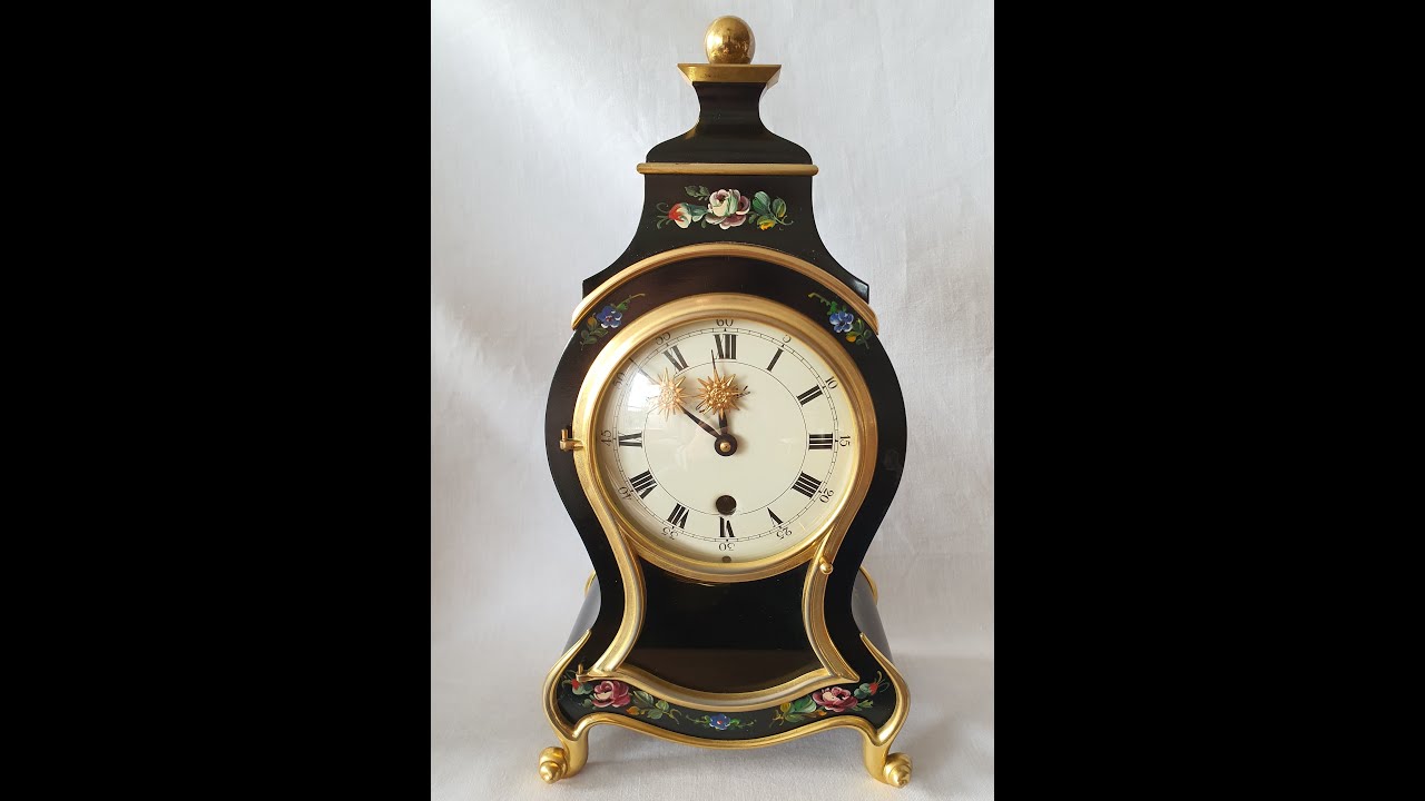 Beautiful Vintage Schmid Boulle Type 8 Day Mantel Clock With Bell ...