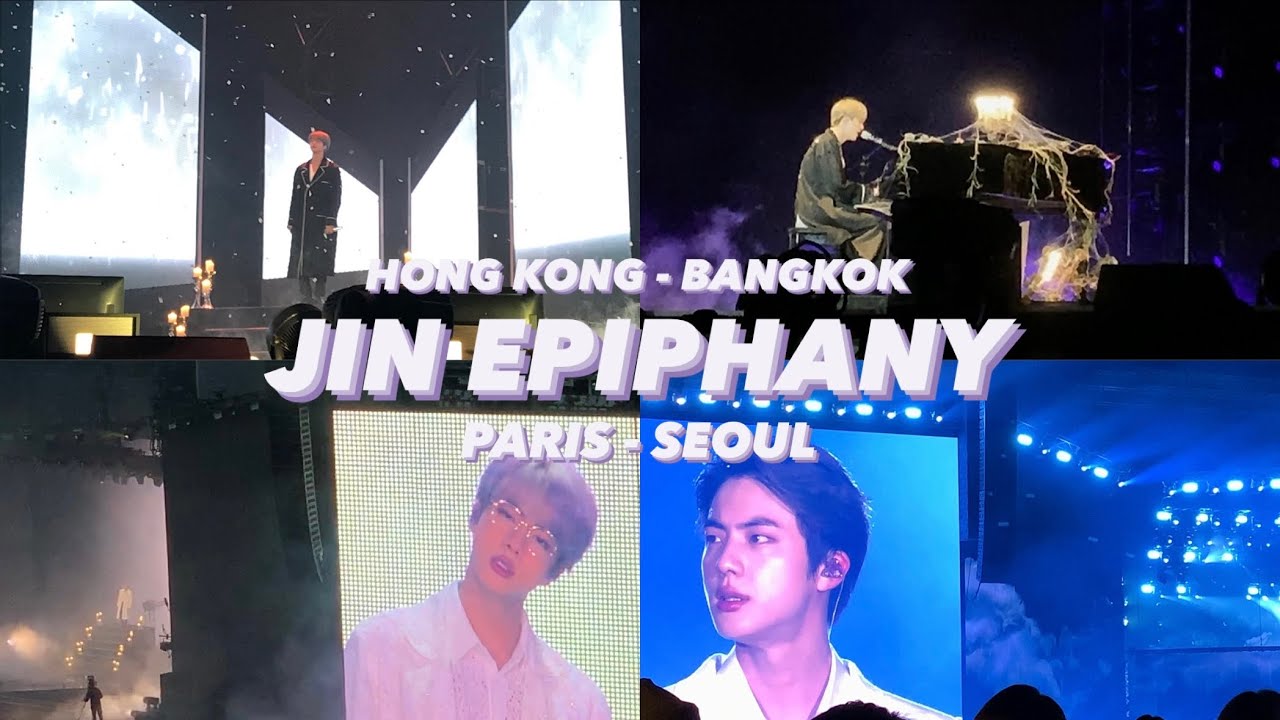 Jin Epiphany Live mix stage | BTS Love Yourself in Hong Kong Bangkok Paris Seoul 2019 방탄소년단 진 ...