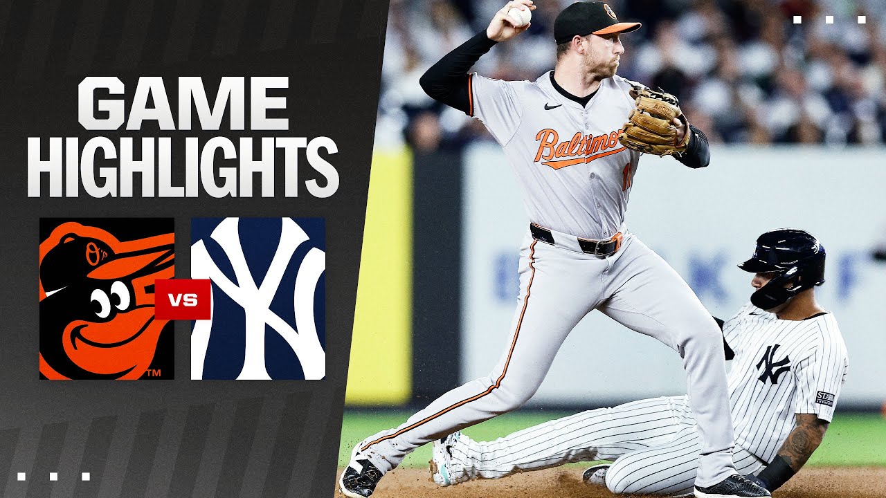 Orioles vs. Yankees Game Highlights (9/24/24) | MLB Highlights - YouTube