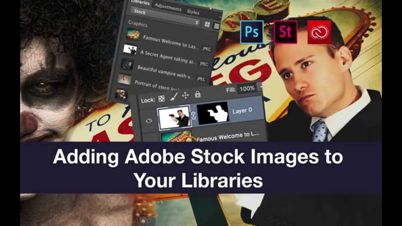 Adding Adobe Stock Images to Your Libraries - YouTube