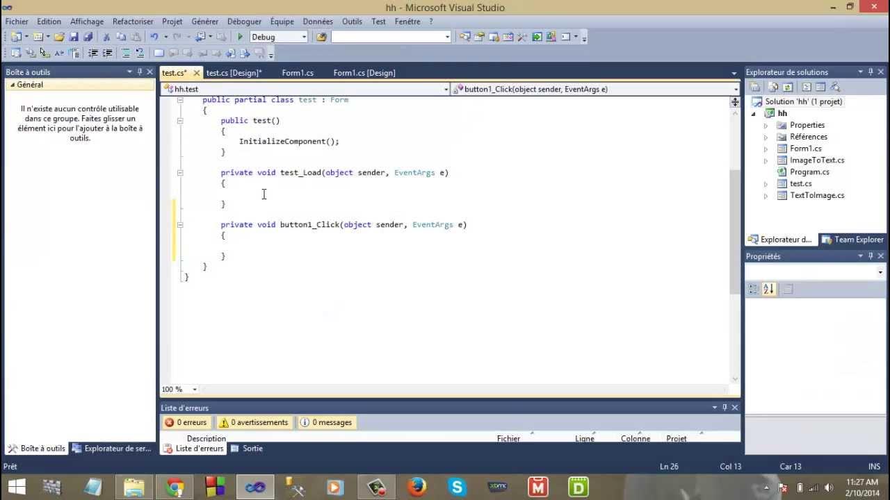 Clear all TextBox in One click CSharp (Samir.7) - YouTube