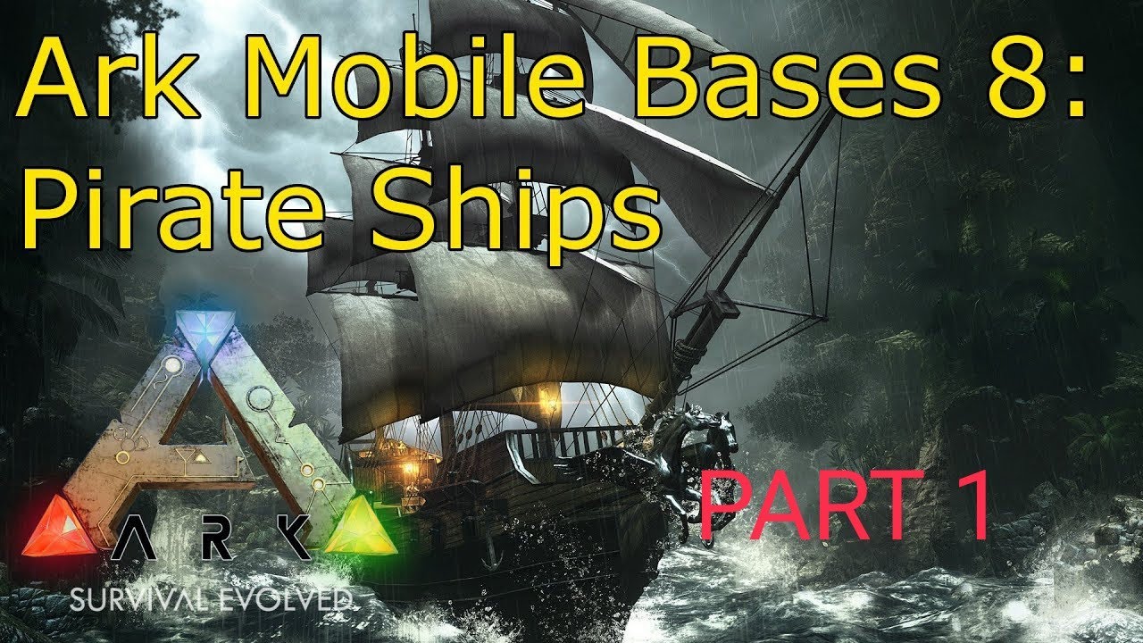 How to build a pirates ship part 1 || ark mobile|| - YouTube