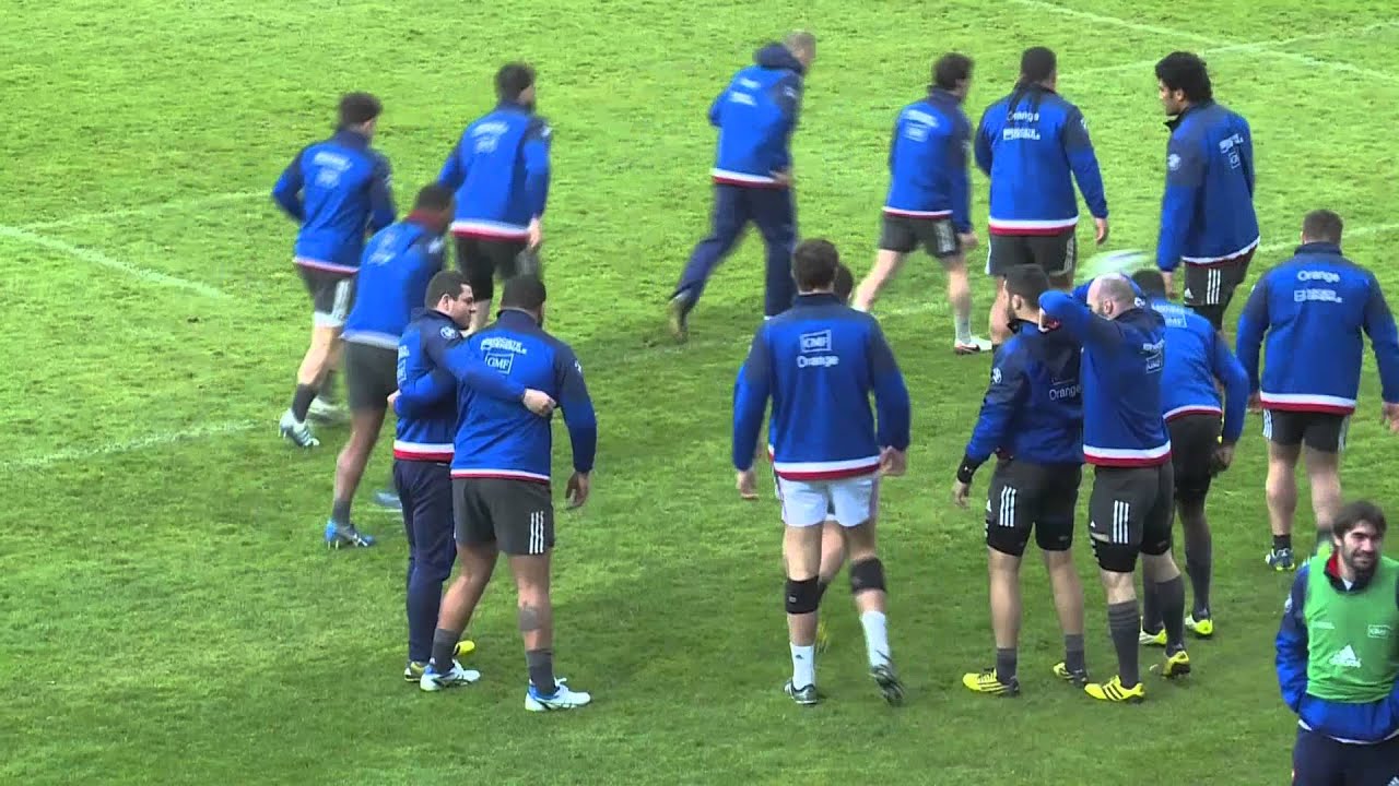 France prepare for huge clash in Cardiff - YouTube