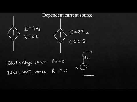 Independent and Dependent Current source - YouTube