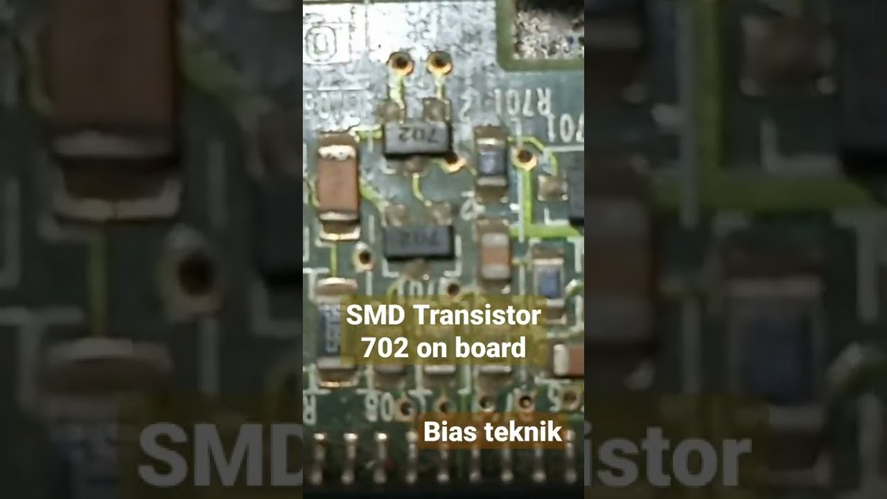 SMD Transistor 702 on board - YouTube
