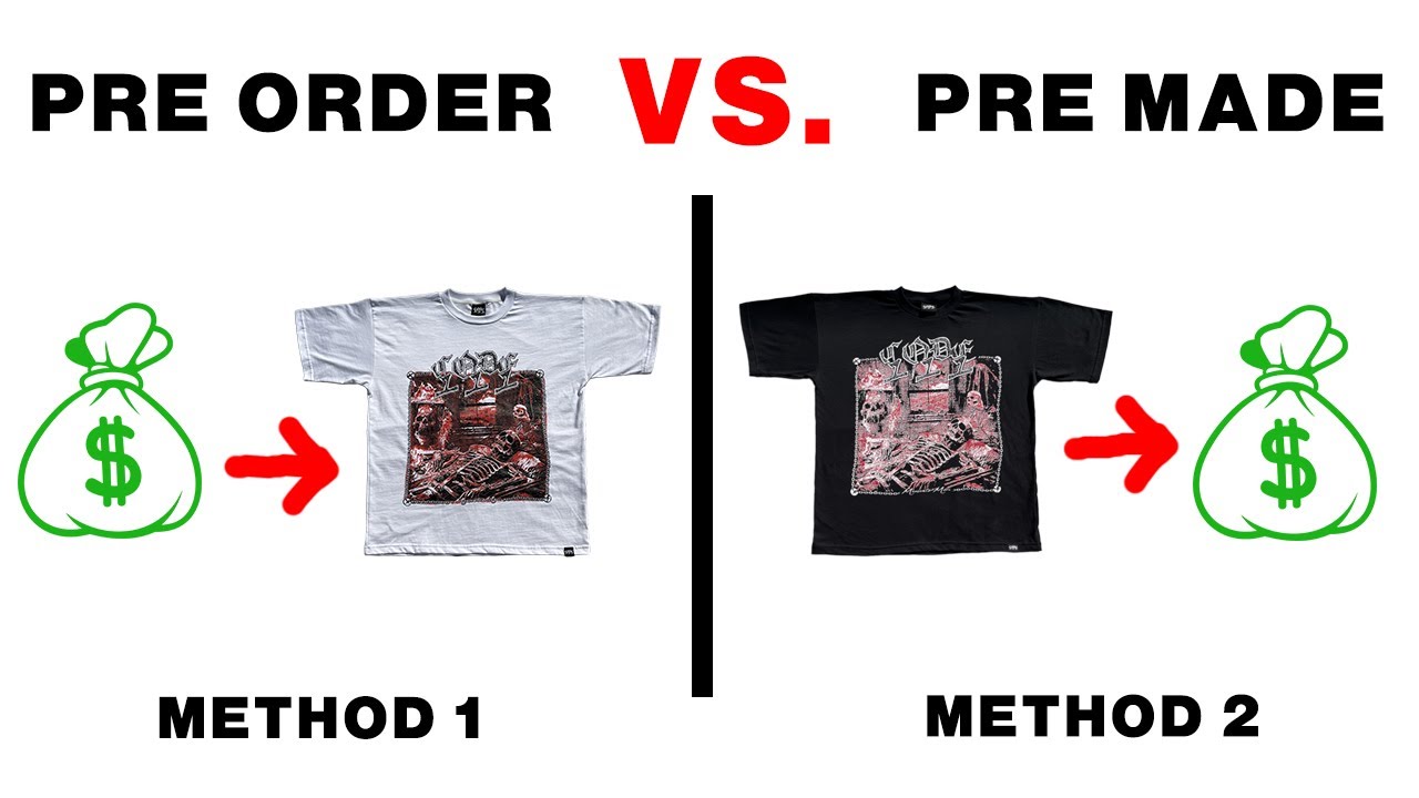 Pre-order vs. Pre-made For Your Next Clothing Brand Drop - YouTube
