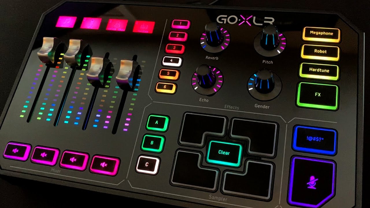 Customizing the GoXLR (Colors and Animations) - YouTube