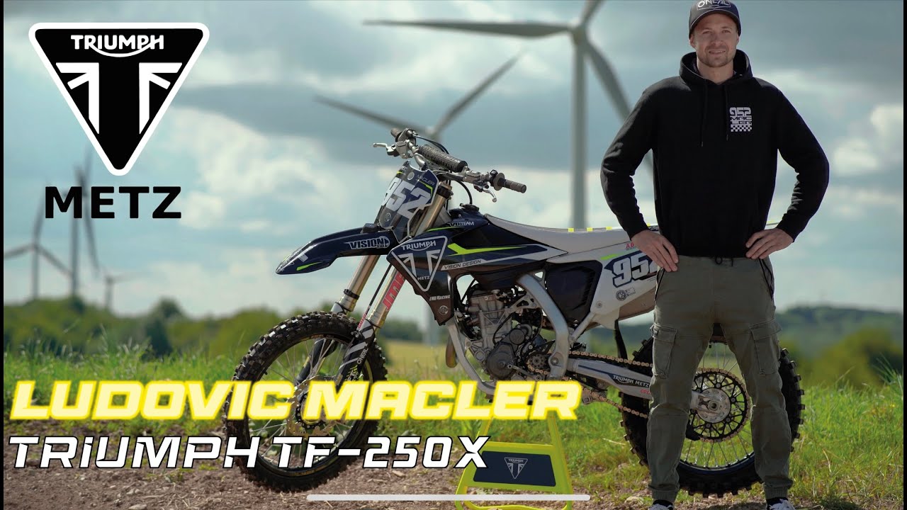 Triumph TF 250X - Ludovic MACLER - YouTube