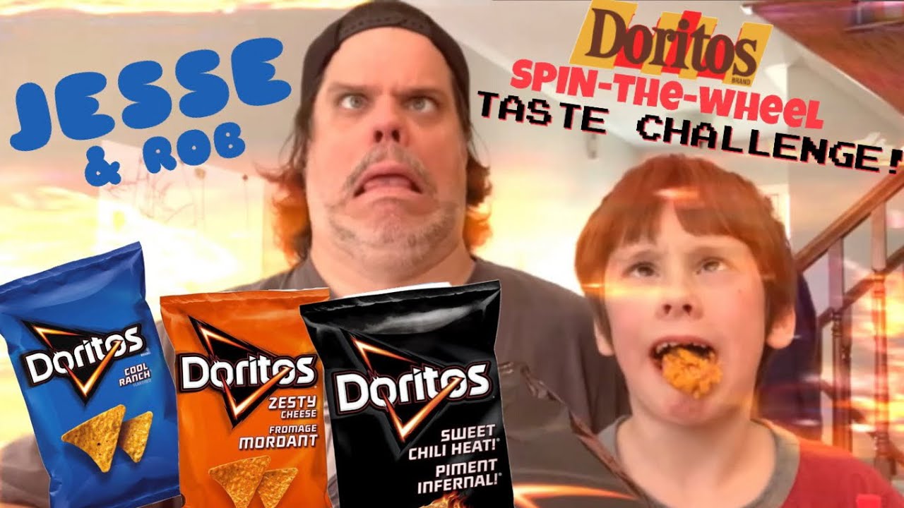 Jesse & Rob • Doritos Spin-the-Wheel Taste Challenge - YouTube