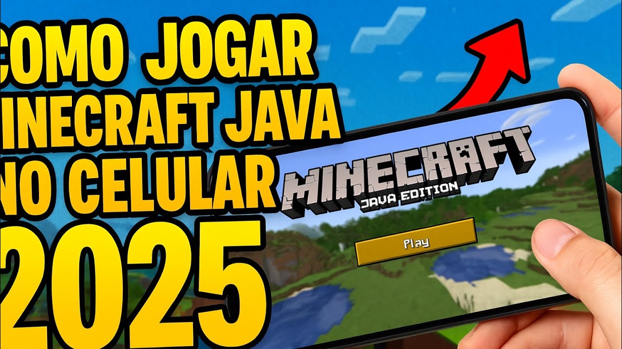 Aprenda AGORA a Jogar Minecraft Java no Celular 2025! - YouTube