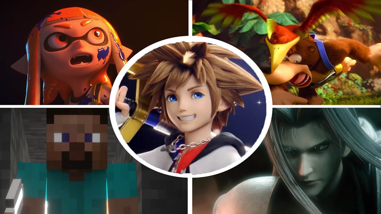 Super Smash Bros Ultimate - All Newcomers Trailers ( including Sora ...