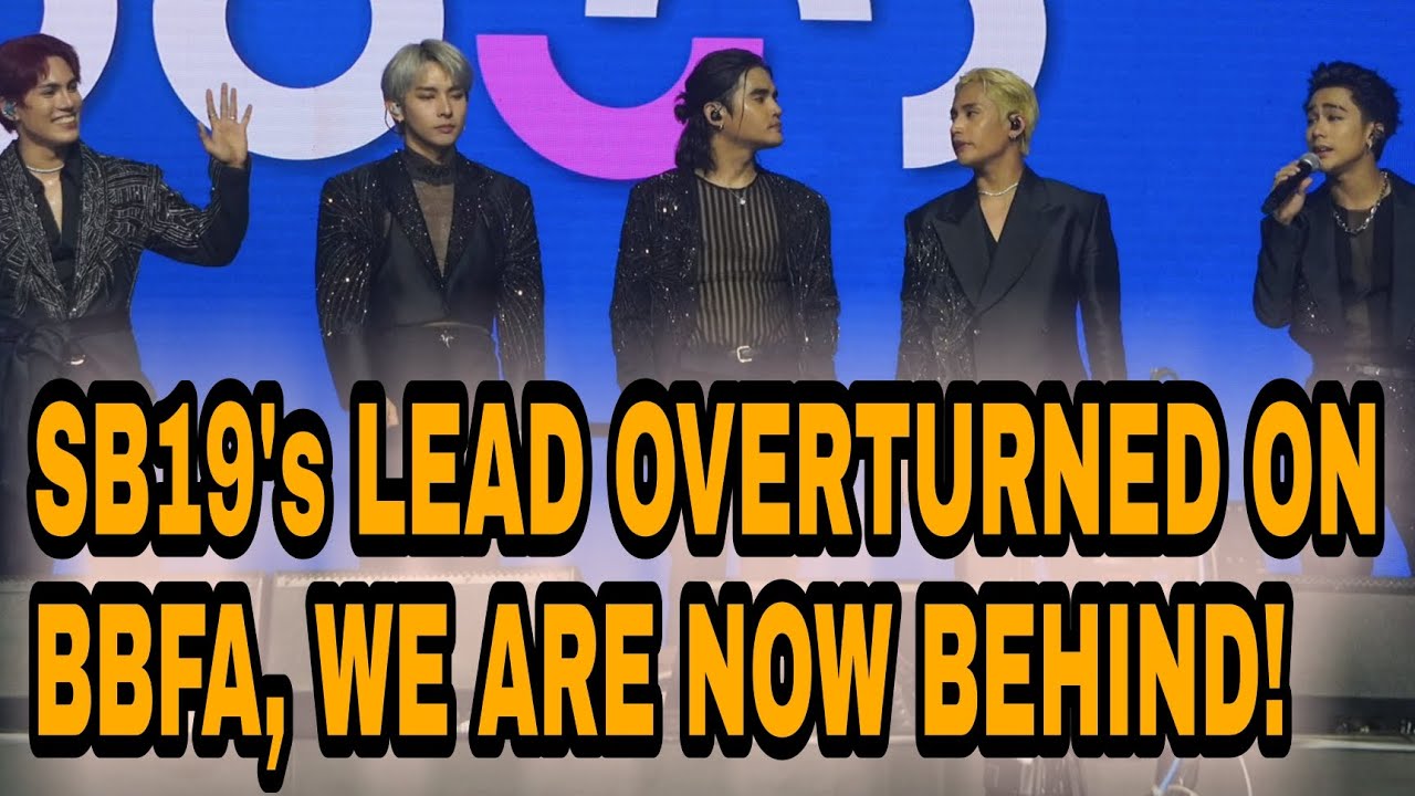 BREAKING: SB19's LEAD OVERTURNED ON BBFA, WE ARE NOW BEHIND! | Esbi ...