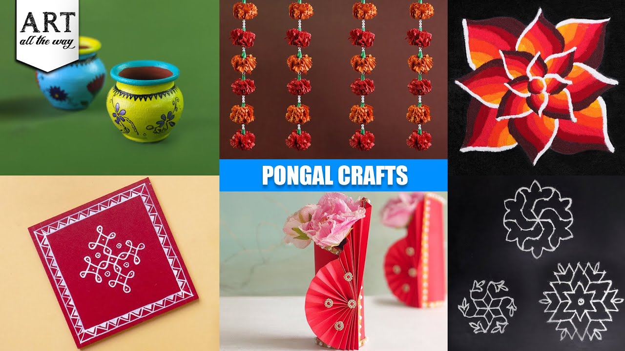 Pongal Crafts | Pongal Craft Ideas | Pongal Crafts Easy | Compilation ...