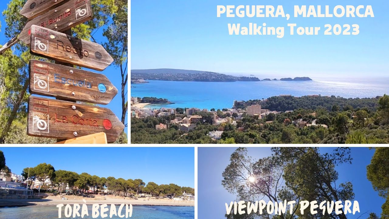 Torà Beach 🇪🇸(Platja Gran de Torà) by Peguera, Mallorca, Walking Tour ...