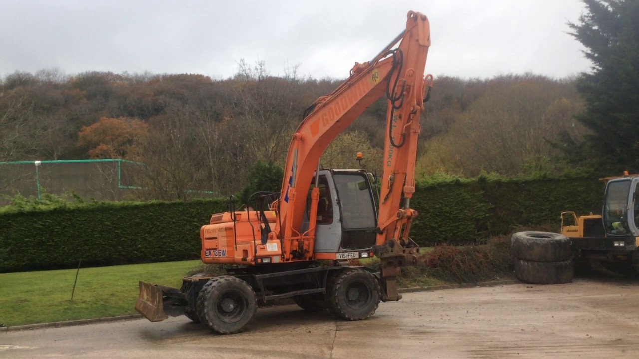 FIAT HITACHI EX135, NĂM 1999, 12000 GIỜ - YouTube