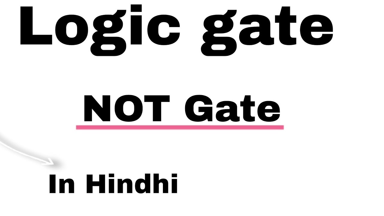 Not Gate // Engineering // Logic gate - YouTube