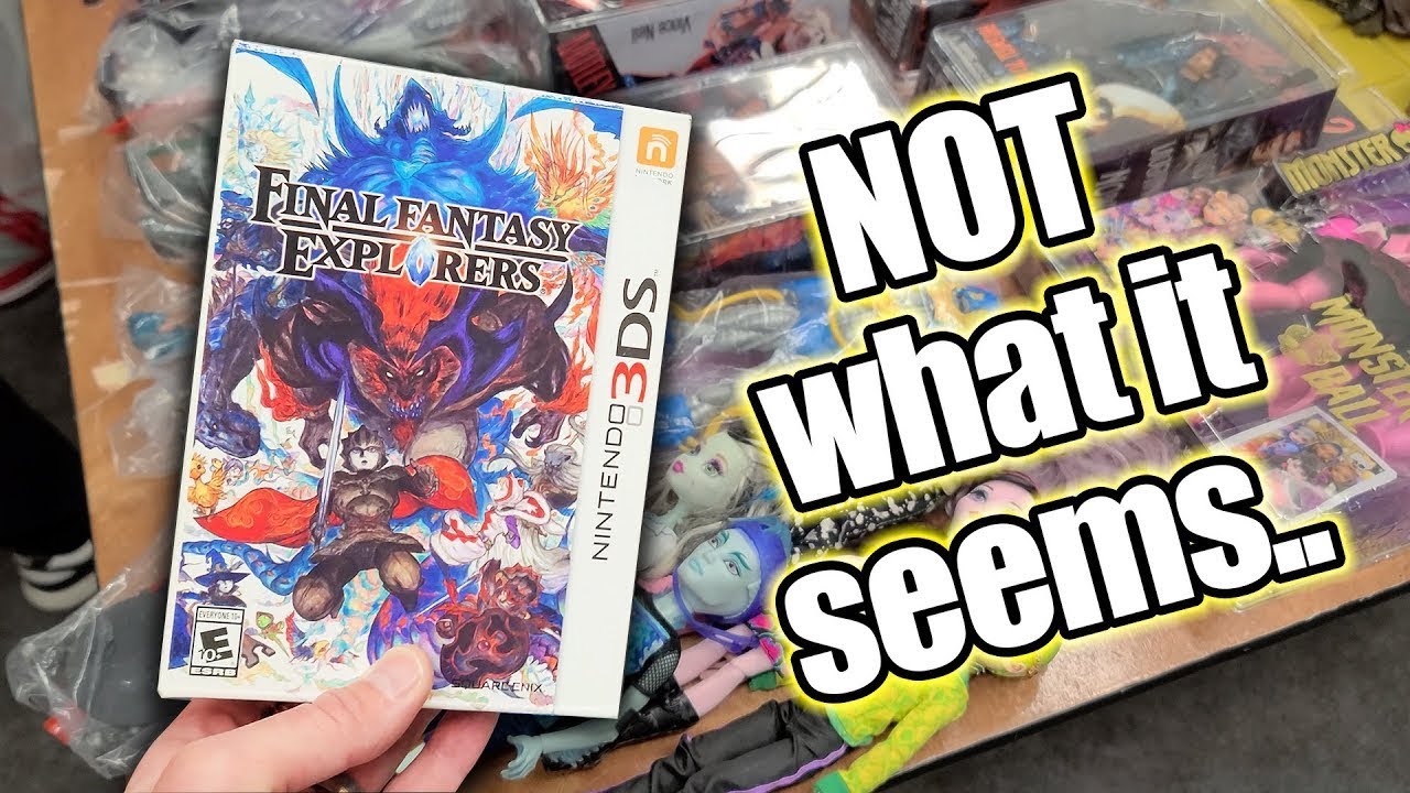 A 3DS Collector's worst nightmare... - YouTube