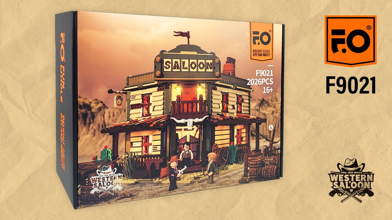 FUNWHOLE Western Saloon (F9021)[2026 pcs] Speed Build ...