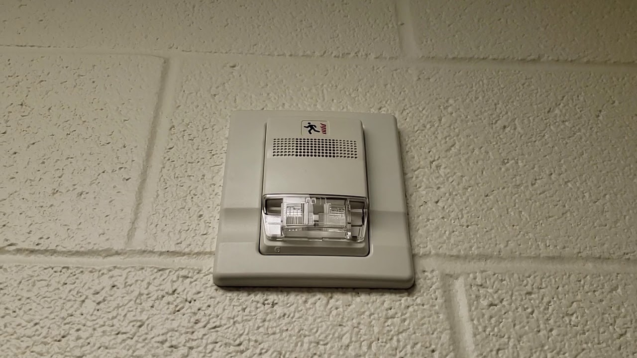 Genesis Fire Alarm Horn at Music Department - YouTube