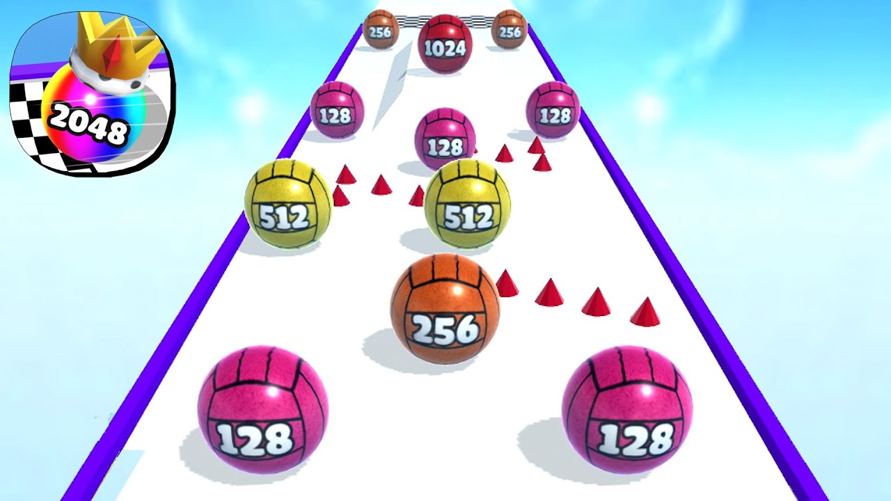 Ball Merge 2048 - All Levels Ball Gameplay Android, iOS ( Level 3432 ...