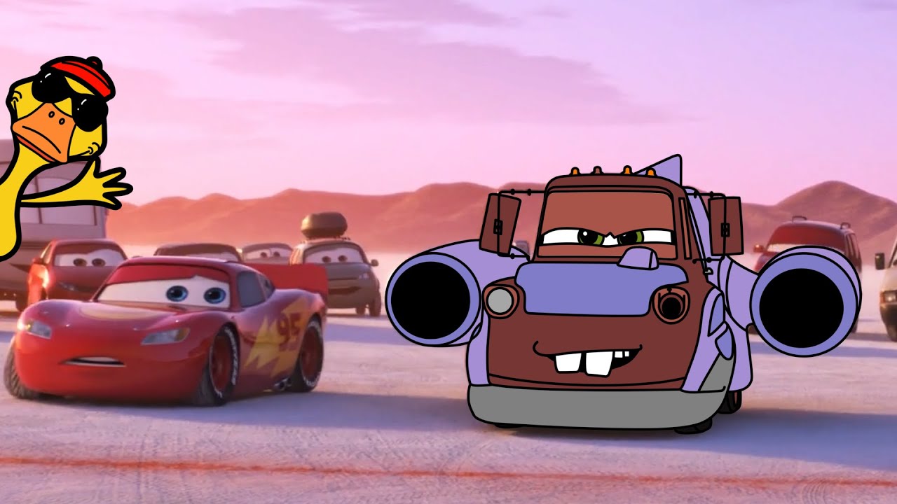 Draw land Speed Racer Mater And Make Him Run At Top Speed (Cars On The ...