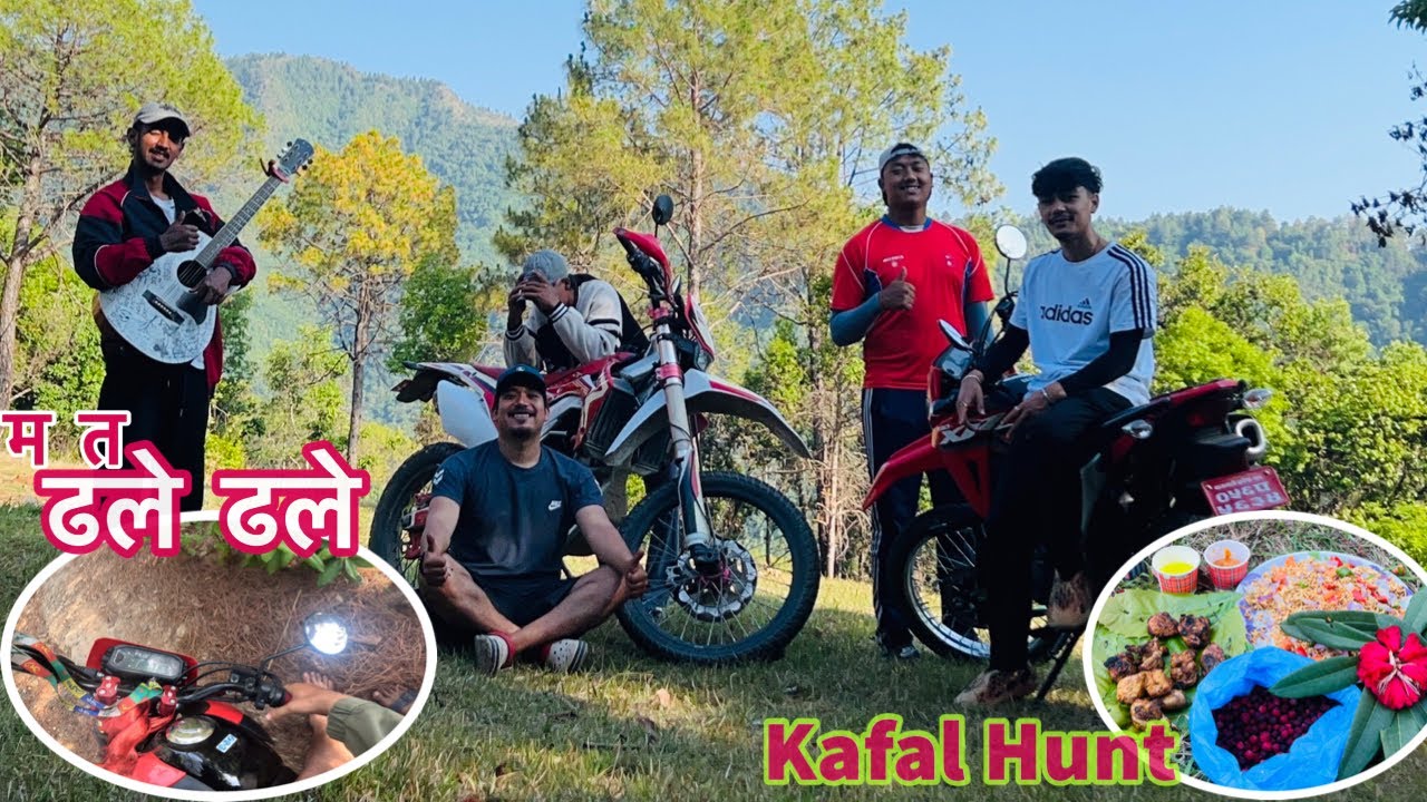 KAFAL HUNTING ON XR190L & RM250 || CHICKEN BBQ || XR190L & RM 250 RIDE ...