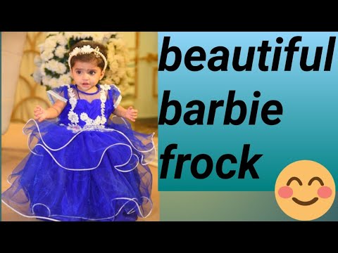 beautiful barbie frock design/frock design for baby girl - YouTube