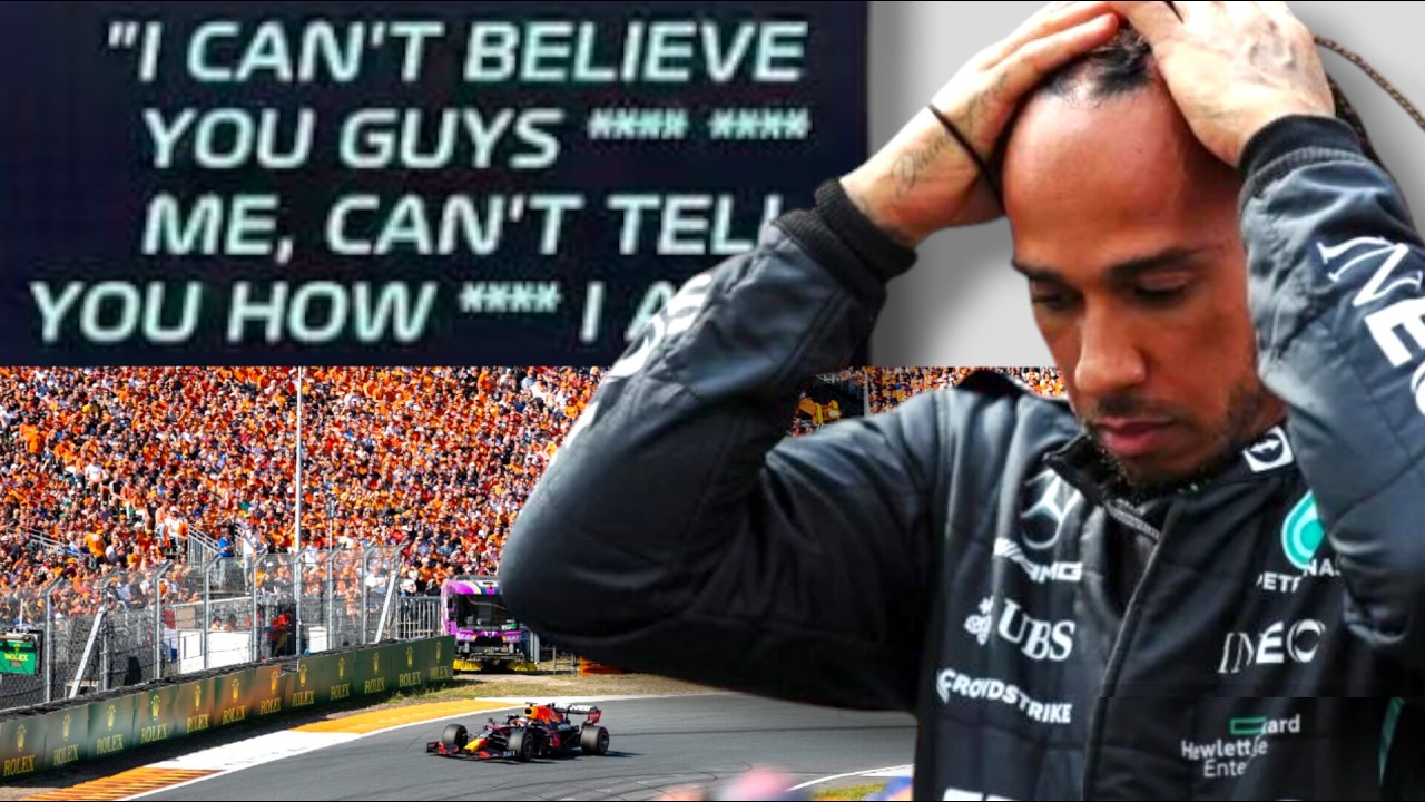That time when Lewis Hamilton lost his S***! - YouTube