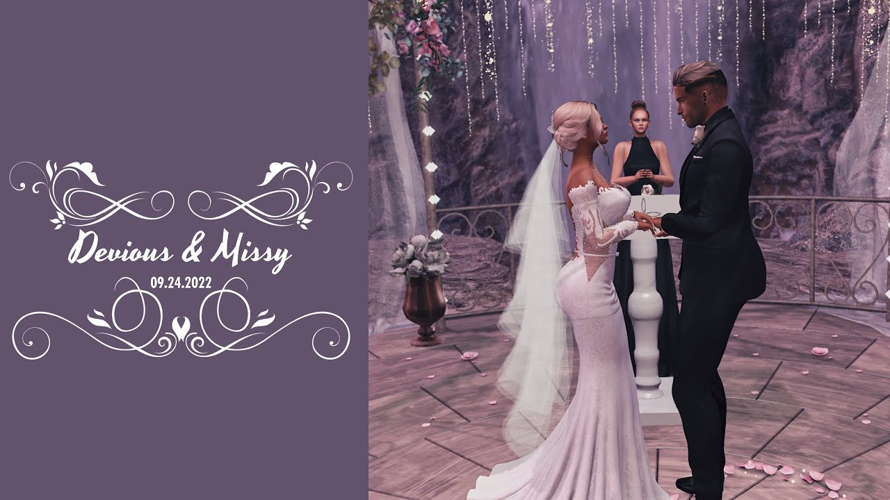 The Wedding of Devious & Missy in Second Life - YouTube